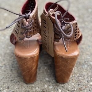 Bed Stu | Shoes | Bed Stu Enid Sandal Platform Wedge Heel Tan | Poshmark